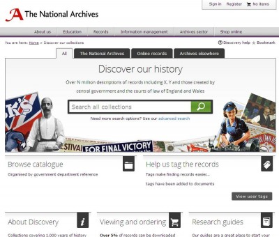 Finding Archives in Discovery - The National Archives blog