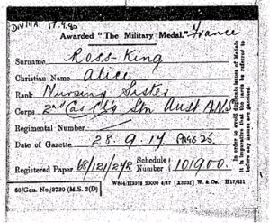 WW1's forgotten women: ANZAC girl, the story of Sister Alice Ross-King ...