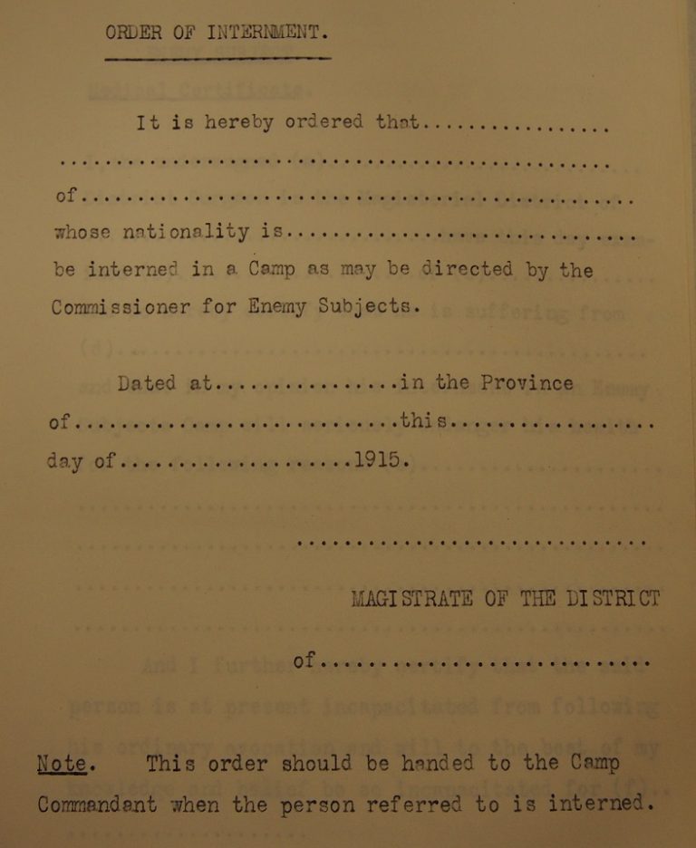 Daily life in Alexandra Palace internment camp - The National Archives blog