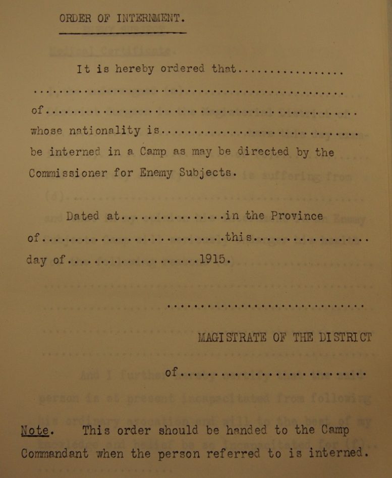 Daily life in Alexandra Palace internment camp - The National Archives blog