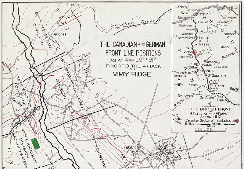 The Battle of Vimy Ridge: the Canadian Corps and its preparations - The ...