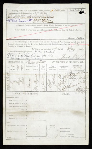 'By Sea, By Land': Royal Marine attestation and discharge records - The ...