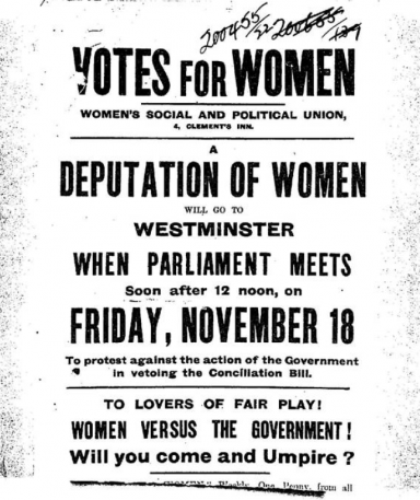 Suffragettes and the Black Friday protests: 18 November 1910 - The ...