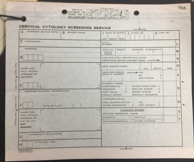 'Peace to millions of women': A history of the cervical smear test ...