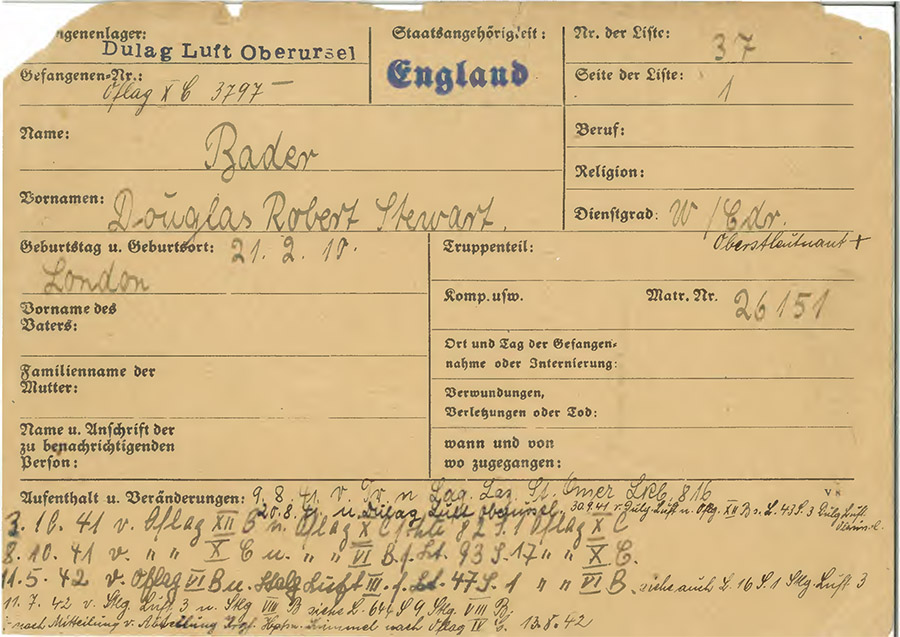 The extraordinary life of Douglas Bader - The National Archives blog