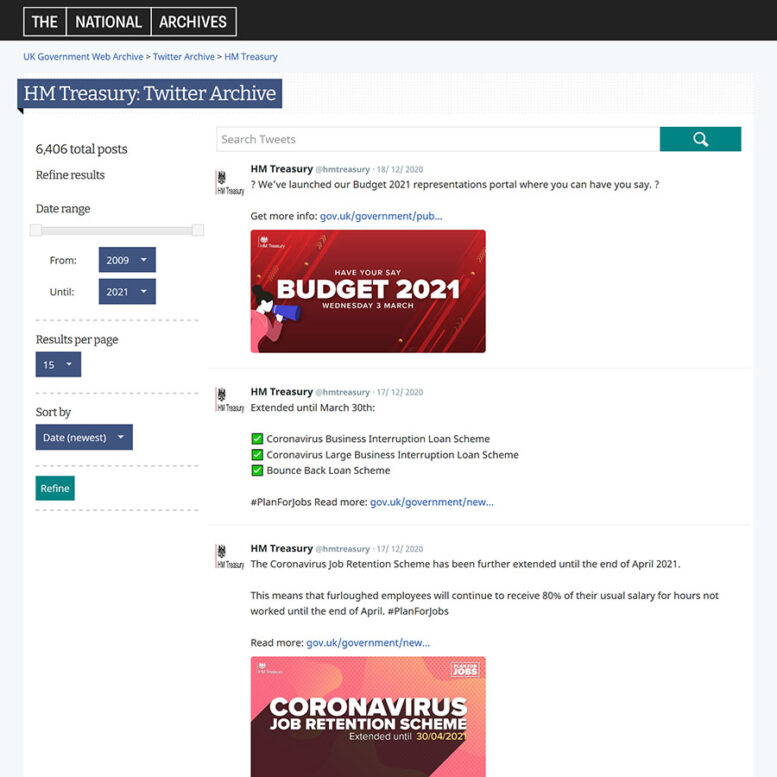 Making the UK Government Social Media Archive even better - The ...