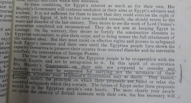 100 years ago: ‘Egypt is declared to be an independent sovereign State ...