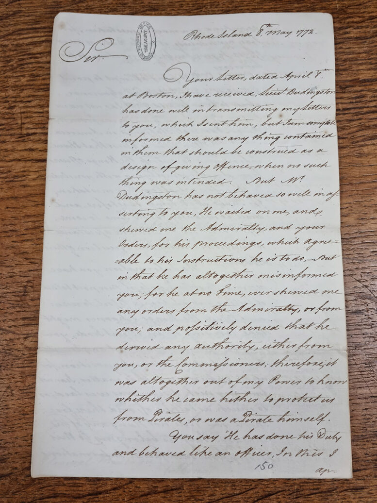The burning of HMS Gaspee - The National Archives blog