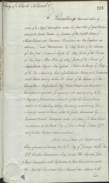 The burning of HMS Gaspee - The National Archives blog