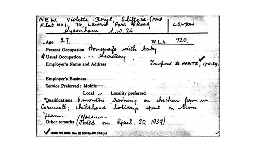 ‘Our women on the land’: Women’s Land Army index cards go online - The ...