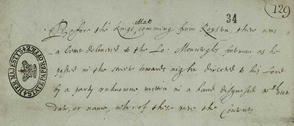 How the Gunpowder Treason was discovered - The National Archives blog