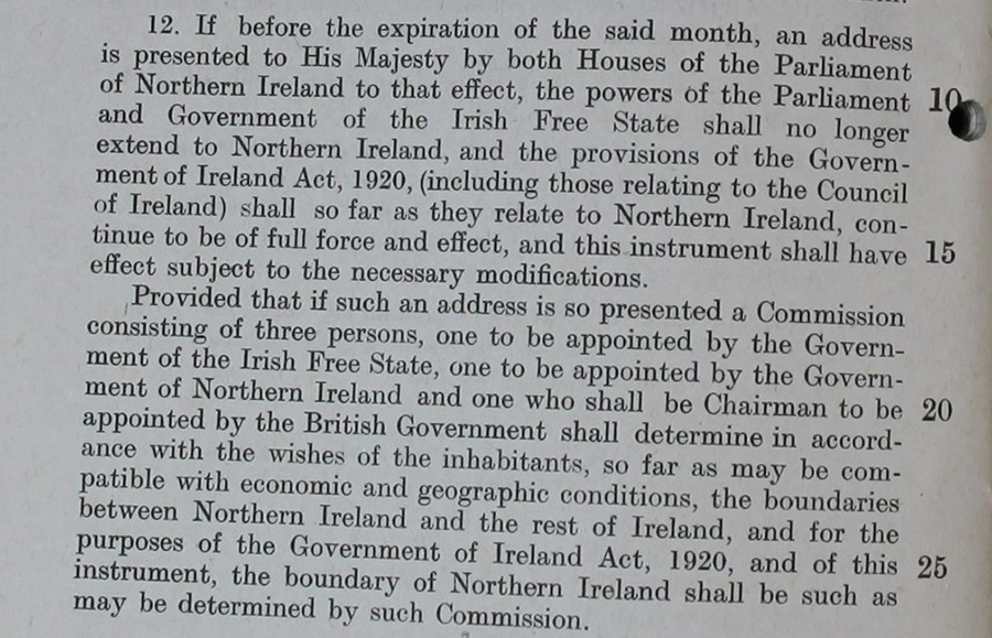 Anniversary of a new beginning: The Irish Free State Constitution Act ...