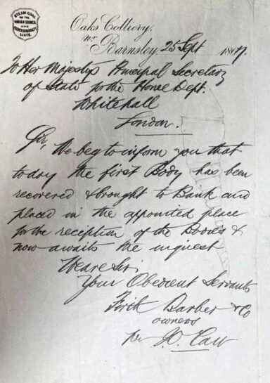 Remembering the Oaks Colliery Disaster of 12 and 13 December, 1866 ...