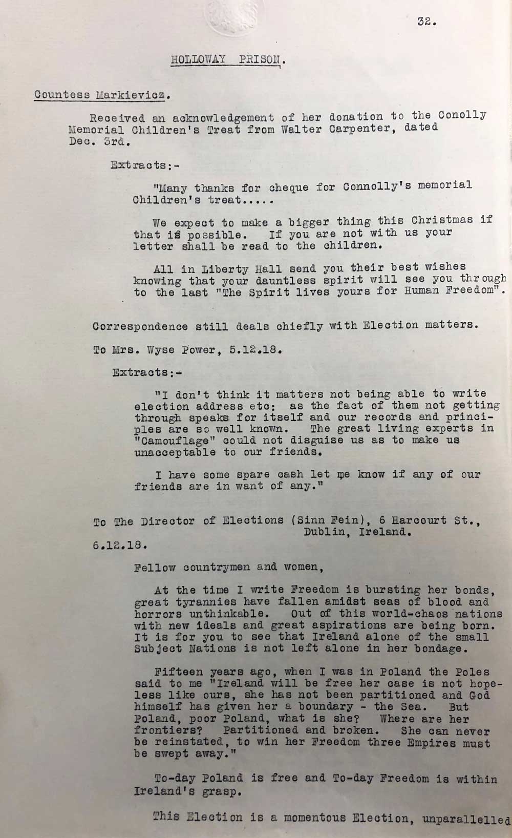 Constance Markievicz and the 1918 General Election - The National ...