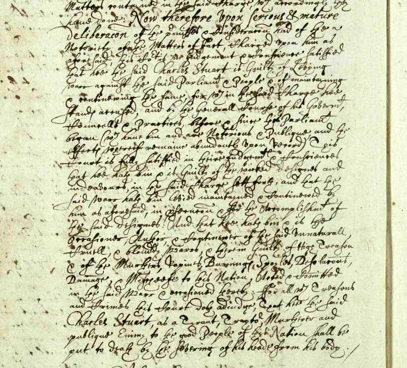 Treason against the state: The execution of Charles I - The National ...