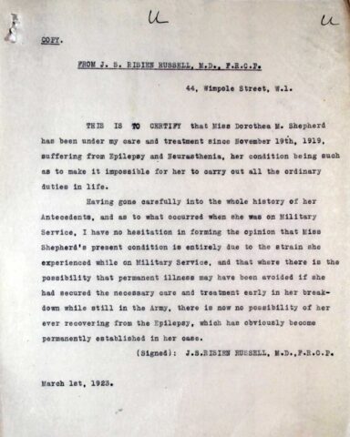 Dementia Action Week 2023: Disabled nurses of the First World War - The ...