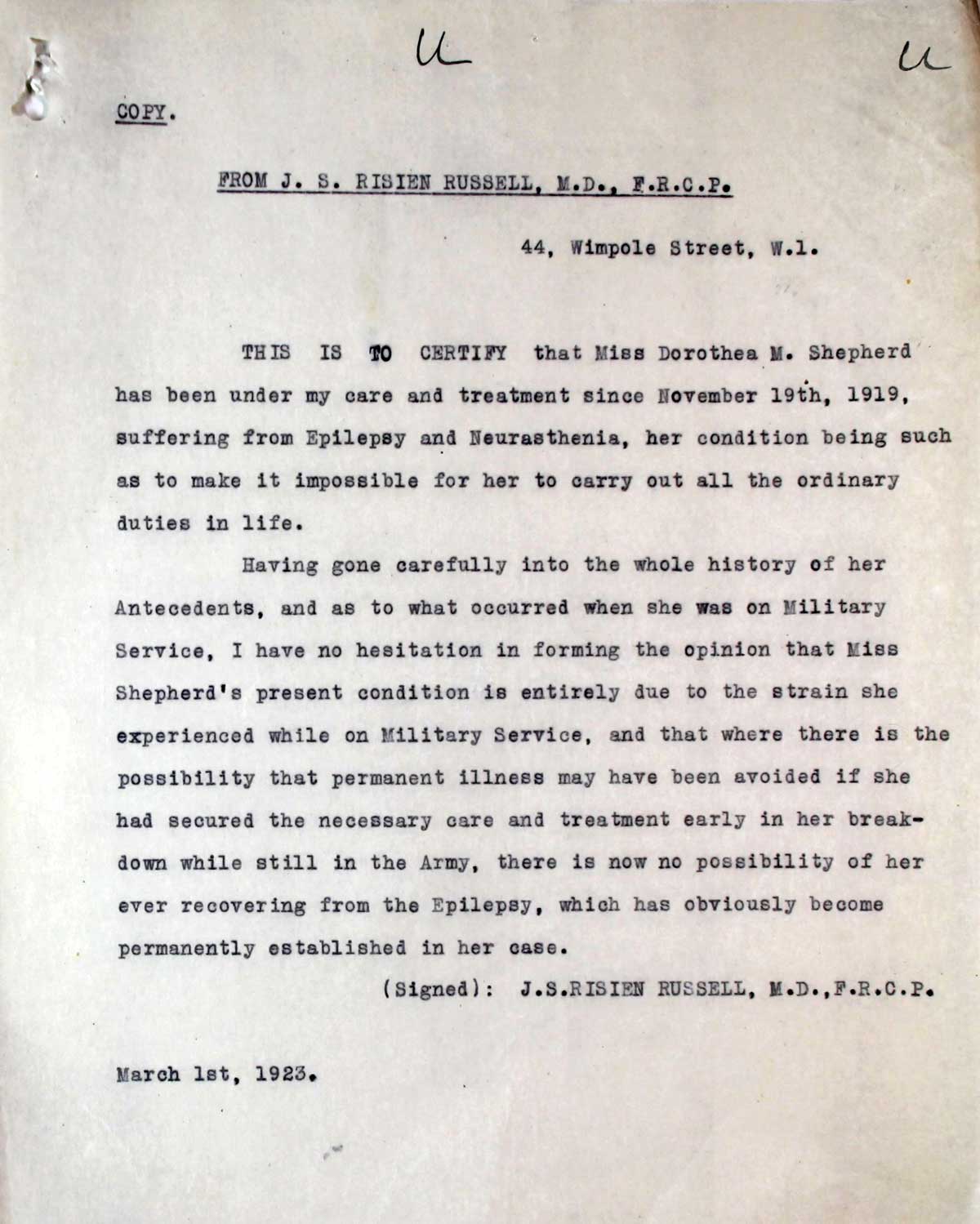 Dementia Action Week 2023: Disabled nurses of the First World War - The ...