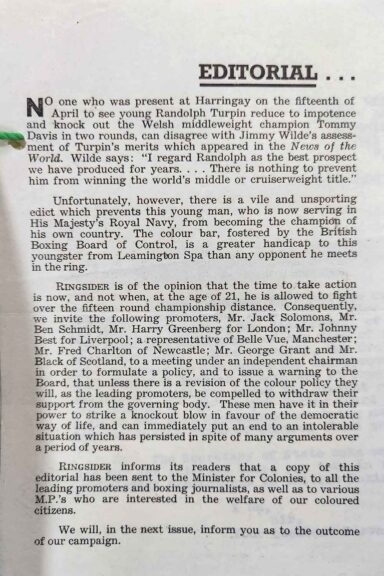 Black boxers and the colour bar in 20th century Britain - The National ...